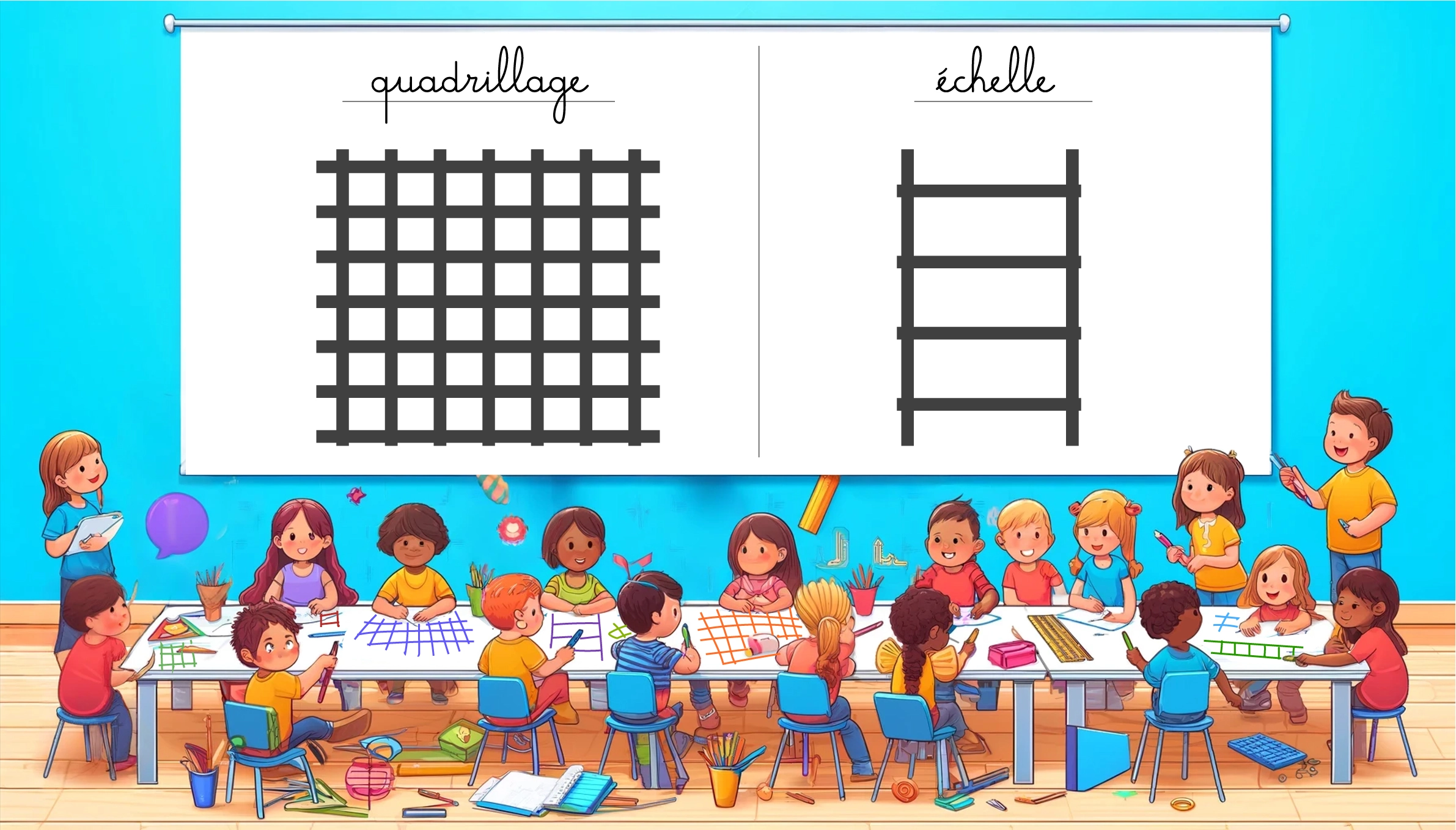 Activités de Graphisme en MS: Maîtriser les Quadrillages et les ...