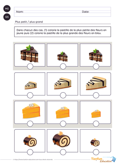 Classer selon la taille en maternelle : activités et jeux amusants ...