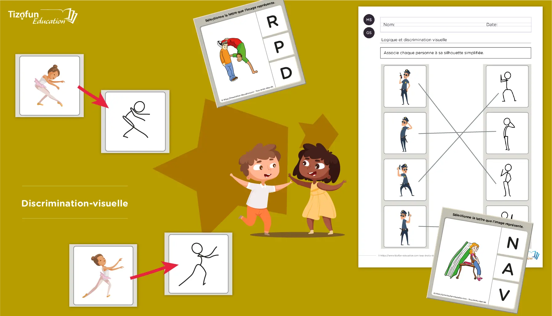 Exercices de discrimination visuelle pour enfants: Activités et Jeux ...
