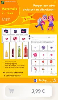Classer selon la taille en maternelle : activités et jeux amusants ...