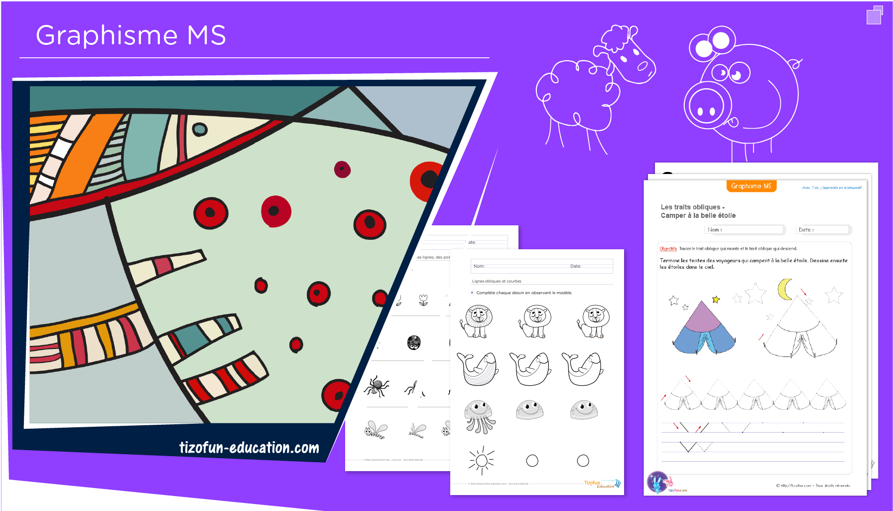 Graphisme en Moyenne Section : Activités et Fiches pour Développer la ...