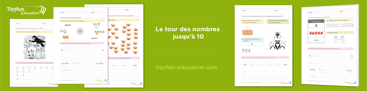 Fiches pédagogiques pour apprendre les nombres en GS et CP - Tizofun ...