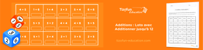 Loto additions PDF à imprimer : Ressources gratuites pour la classe ...