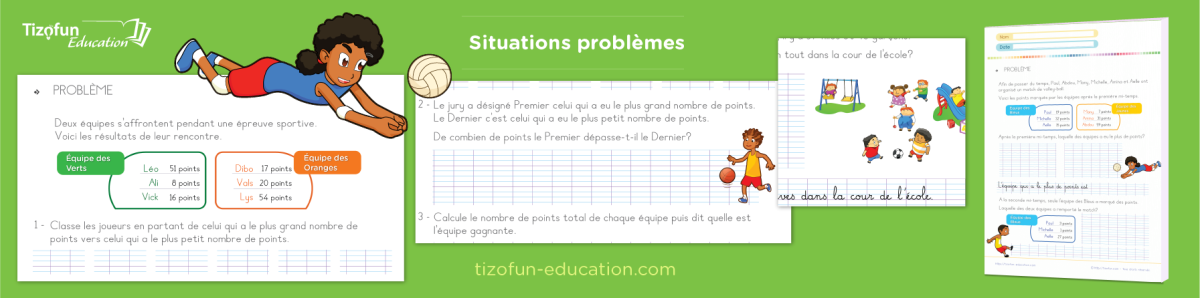 Problèmes mathématiques simples pour le CP et CE1 - Tizofun Education ...