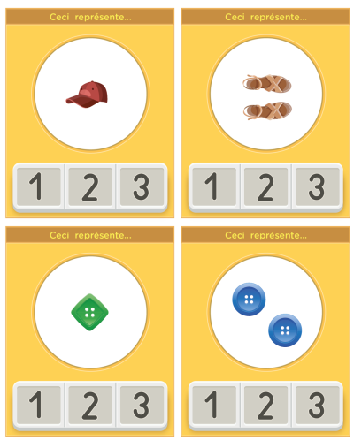 Activité Dénombrement Maternelle - Apprendre à Compter de 1 à 3 ...